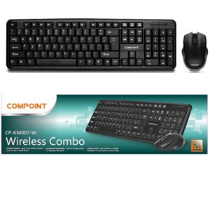 COMPOINT CP-KM007-W WIRELESS KEYBOARD AND MOUSE SET